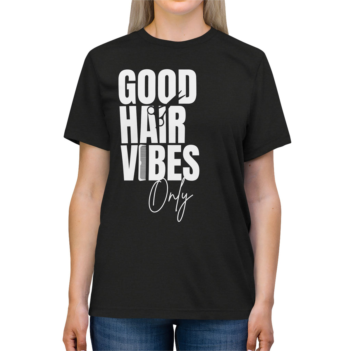 PREMIUM Tee - Good Hair Vibes Only - Stylist - Allure – Allure Designs ...